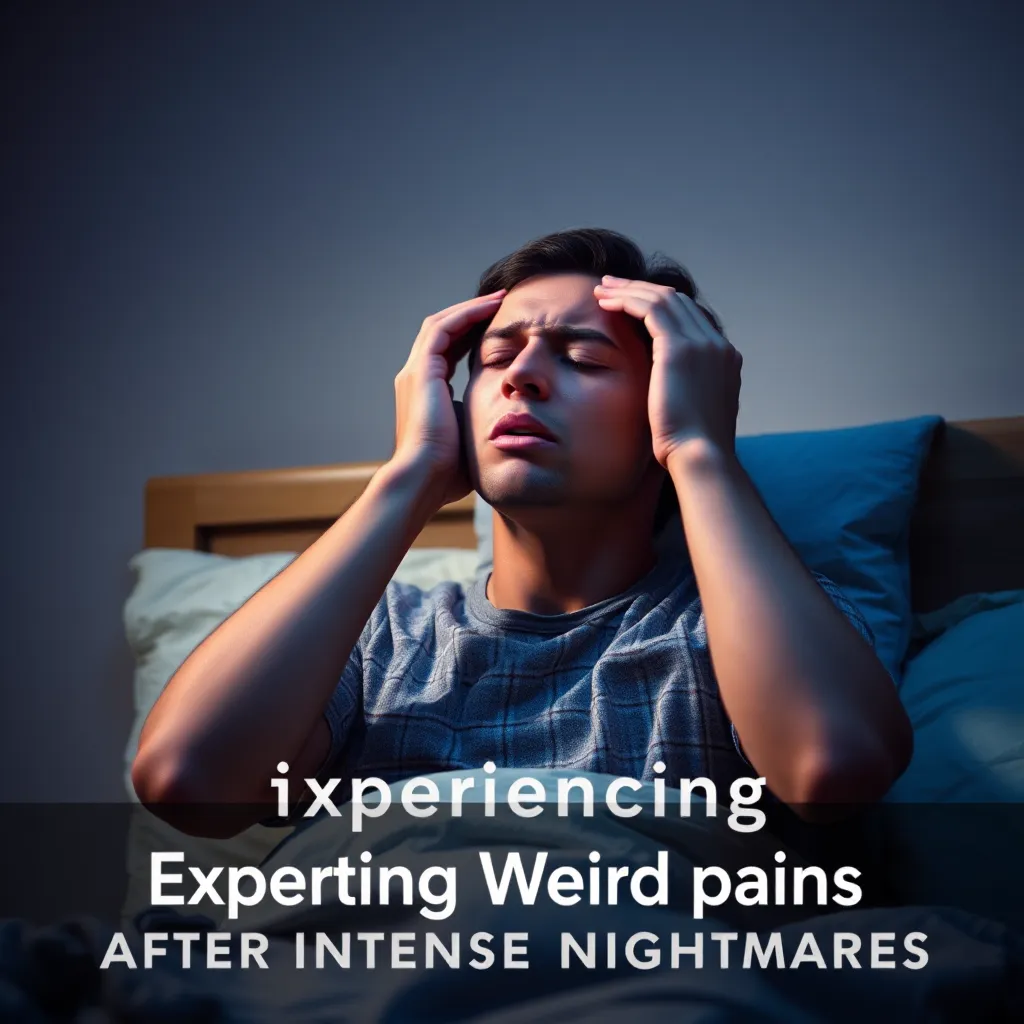 Experiencing Weird Pains After Intense Nightmares : MysteryLores