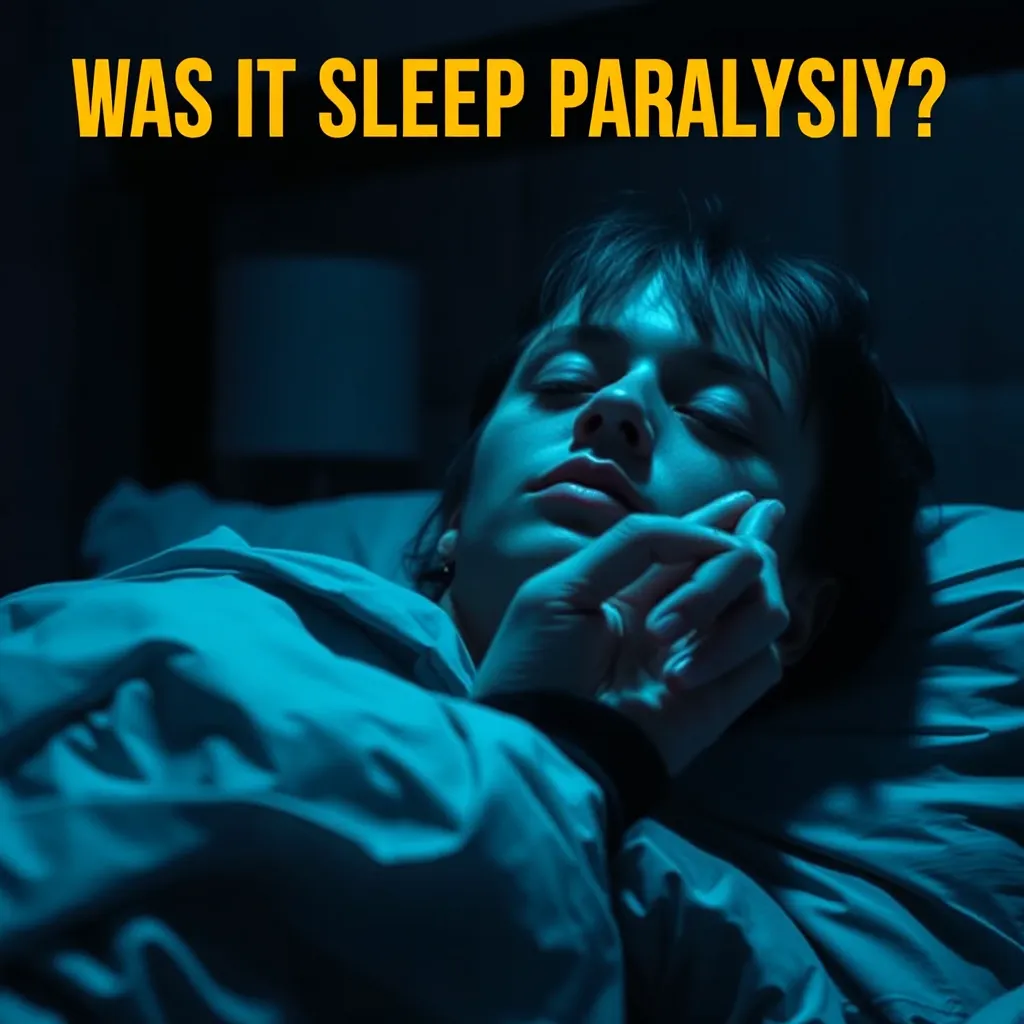 Was It Sleep Paralysis? A Disturbing Experience : MysteryLores