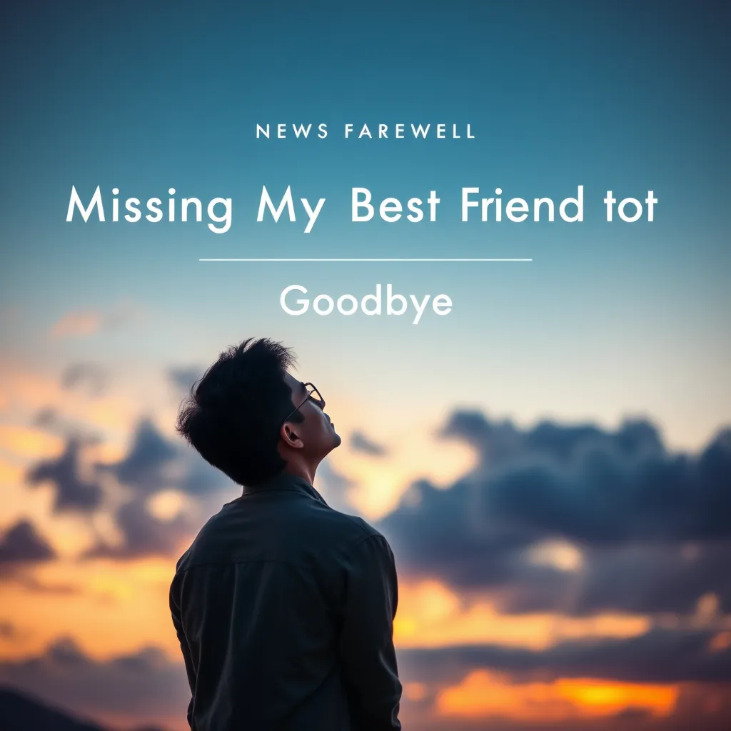 Heartfelt Farewell: Missing My Best Friend After Goodbye : MysteryLores