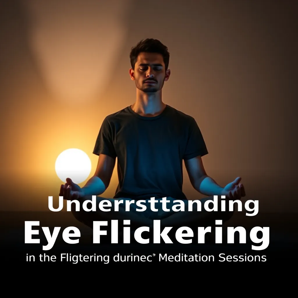 Understanding Eye Flickering During Meditation Sessions : MysteryLores