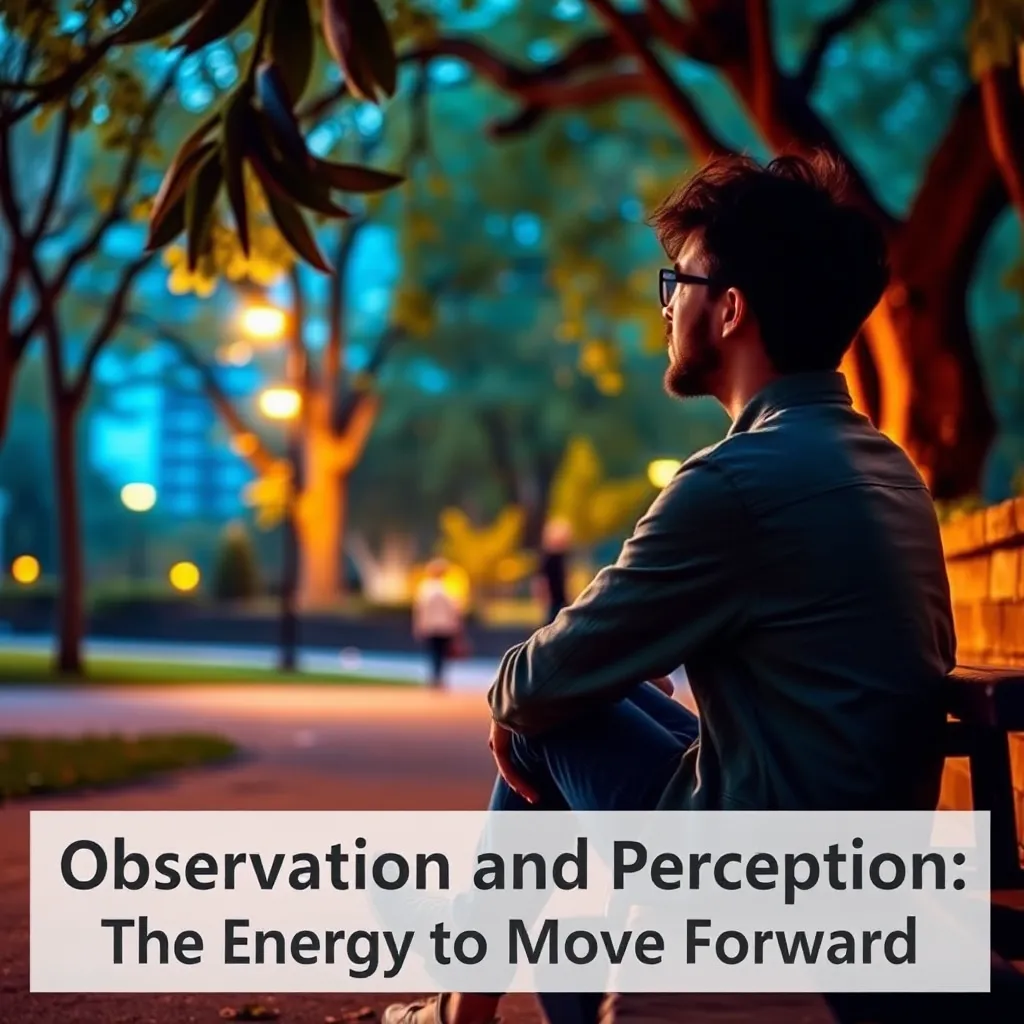 Observation and Perception: The Energy to Move Forward : MysteryLores