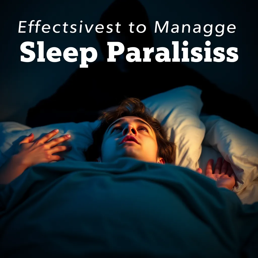 Effective Tips to Manage Sleep Paralysis Symptoms : MysteryLores