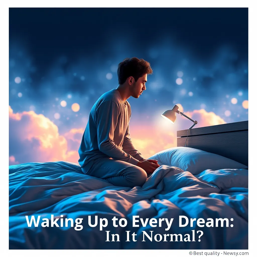 Waking Up After Every Dream: Is It Normal? : MysteryLores