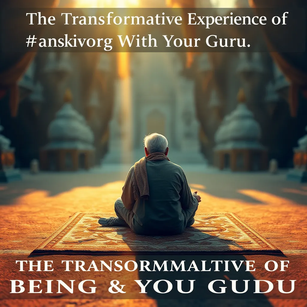 The Transformative Experience of Being With Your Guru : MysteryLores