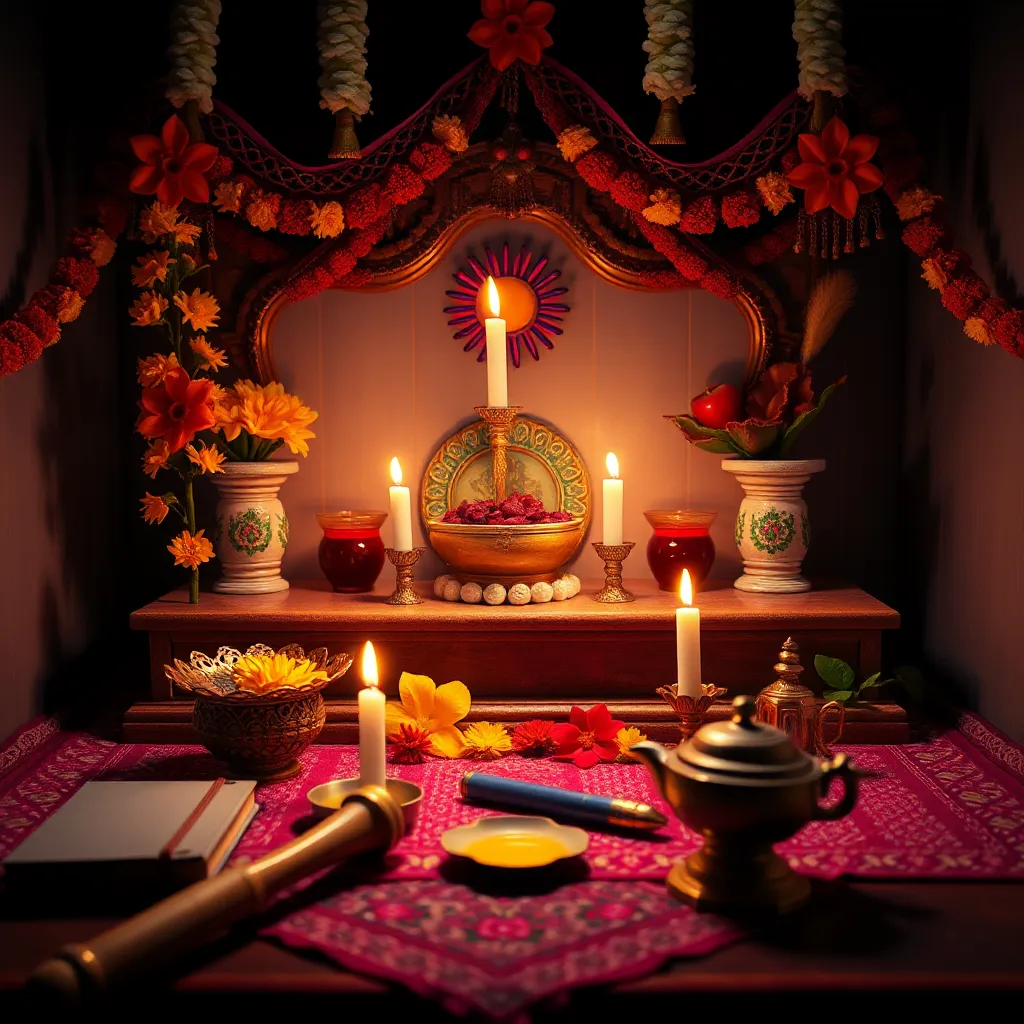 Exploring the Purpose of Personal Altars for Puja and Work : MysteryLores