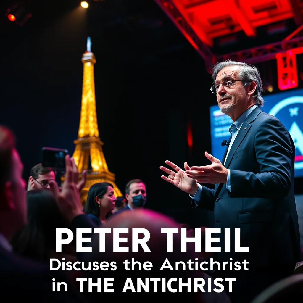 Peter Thiel Discusses the Antichrist in Paris Event : MysteryLores