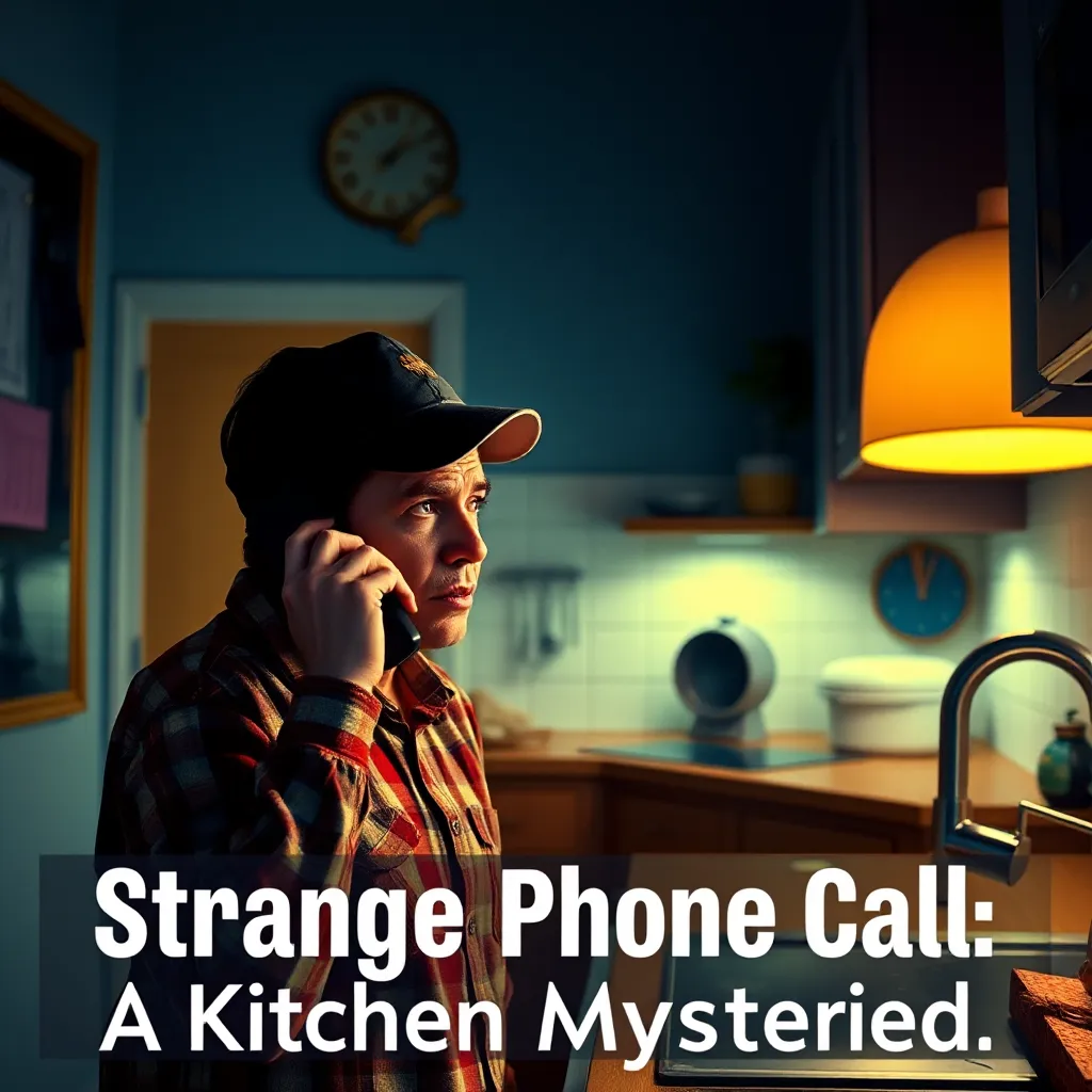 Strange Phone Call: A Kitchen Mystery Unfolds : MysteryLores