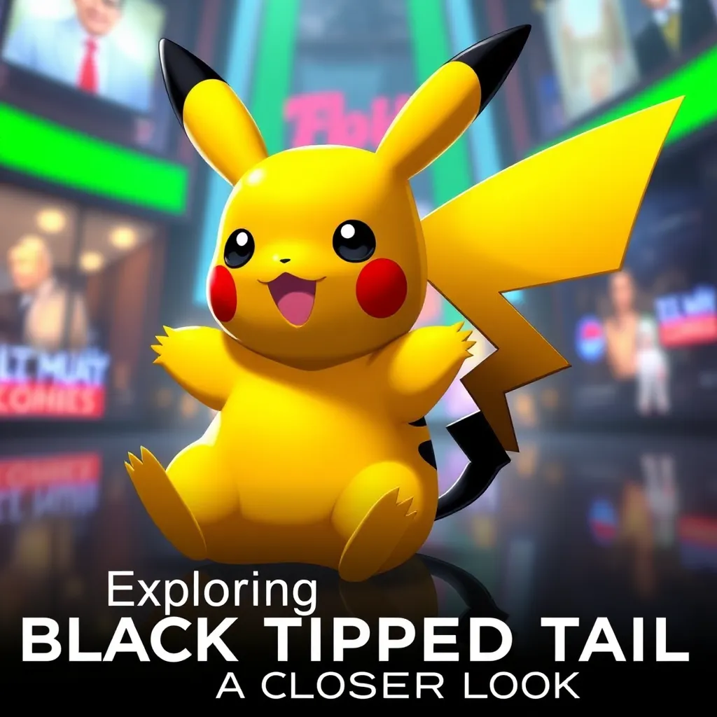 Exploring Pikachu’s Black Tipped Tail: A Closer Look : MysteryLores