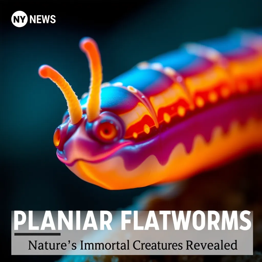 Planarian Flatworms: Nature's Immortal Creatures Revealed : MysteryLores