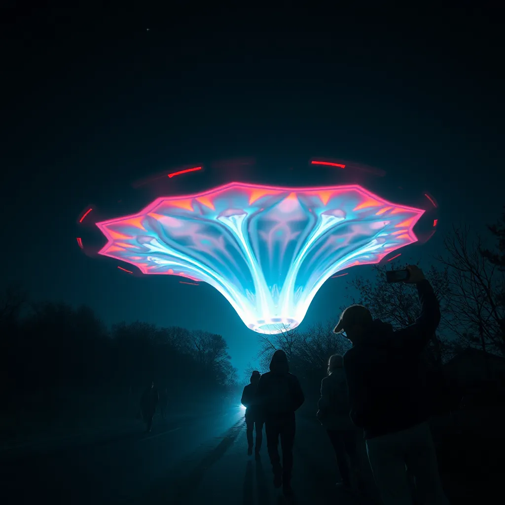 Strange Plasmoid Sighted in Alabama at Night : MysteryLores