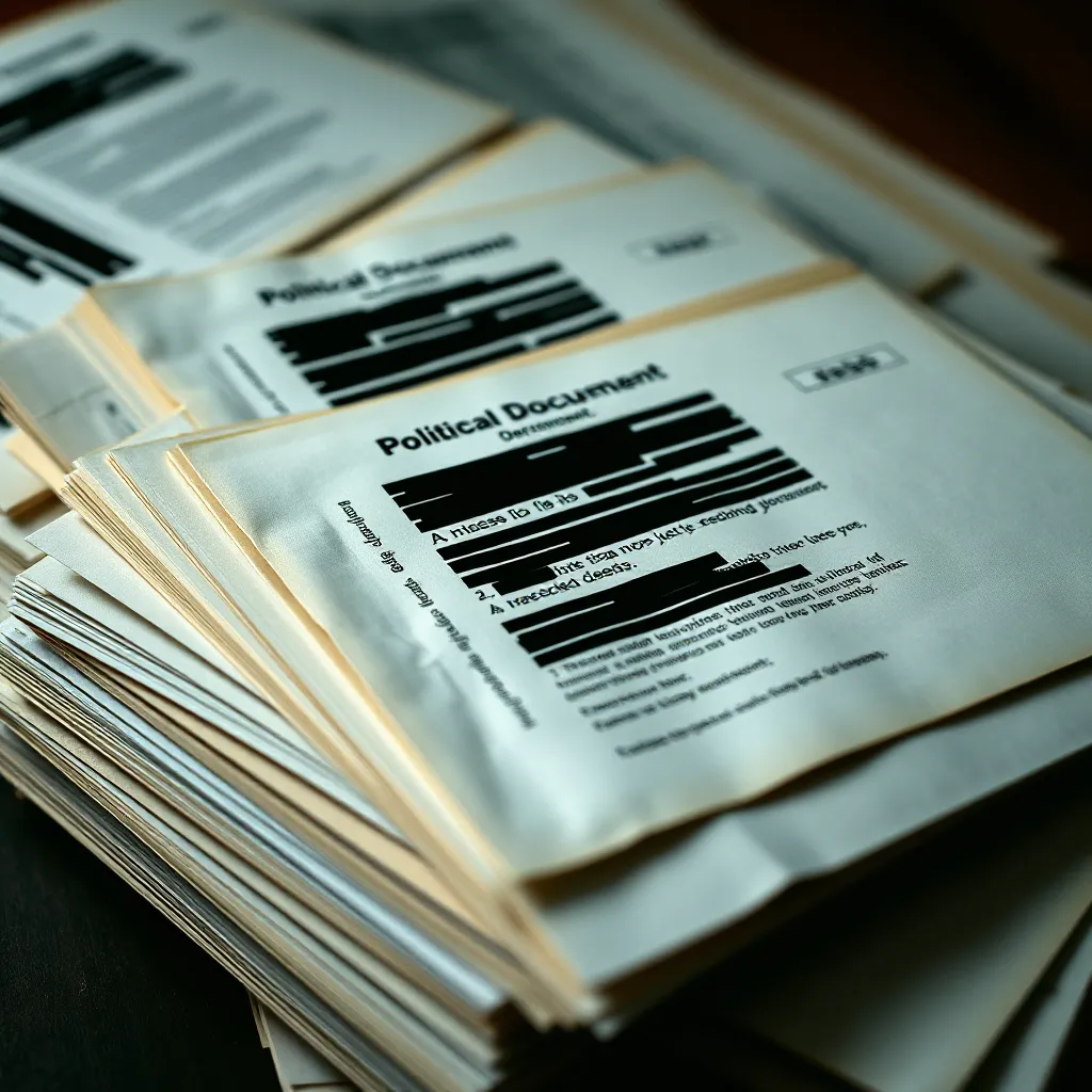 Political Files Reveal More Than Just Redacted Deeds : MysteryLores