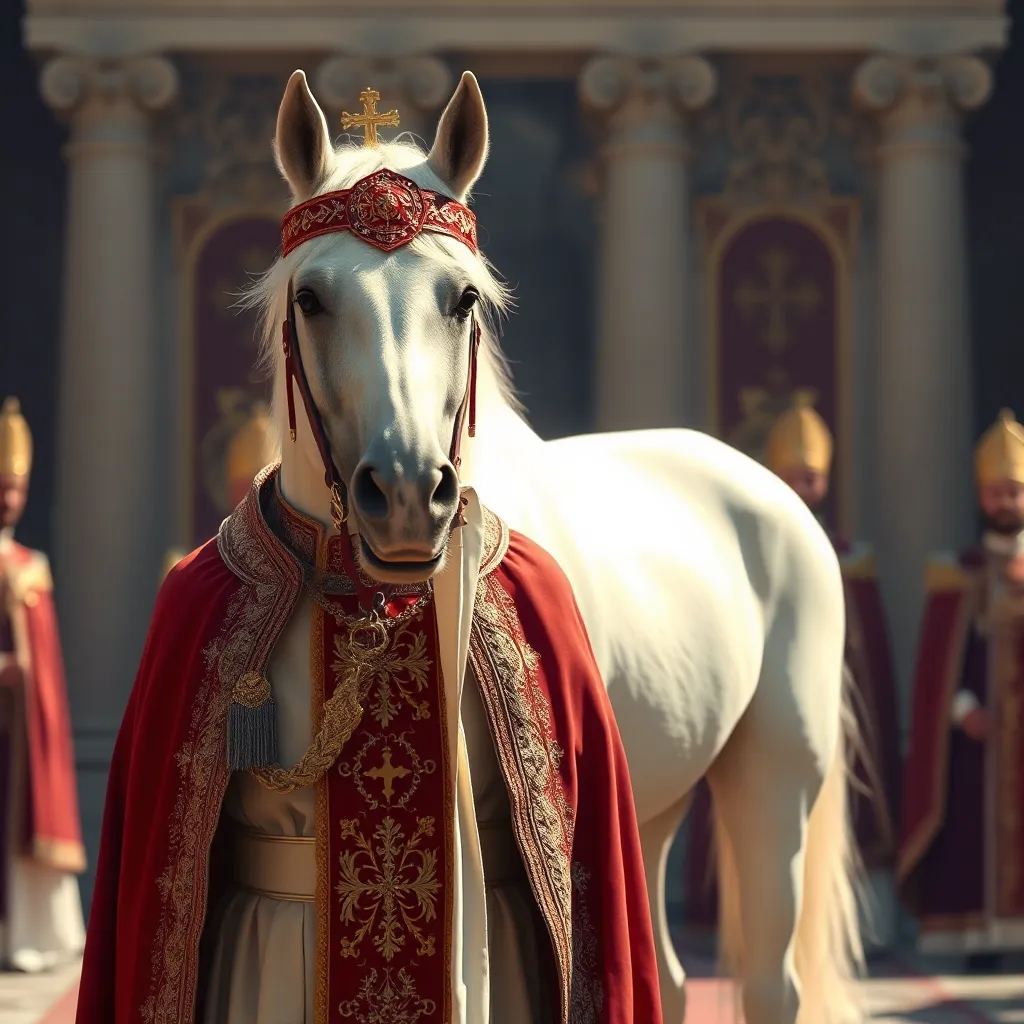 Pope Leo XIV Receives a Striking Gift: A White Horse : MysteryLores