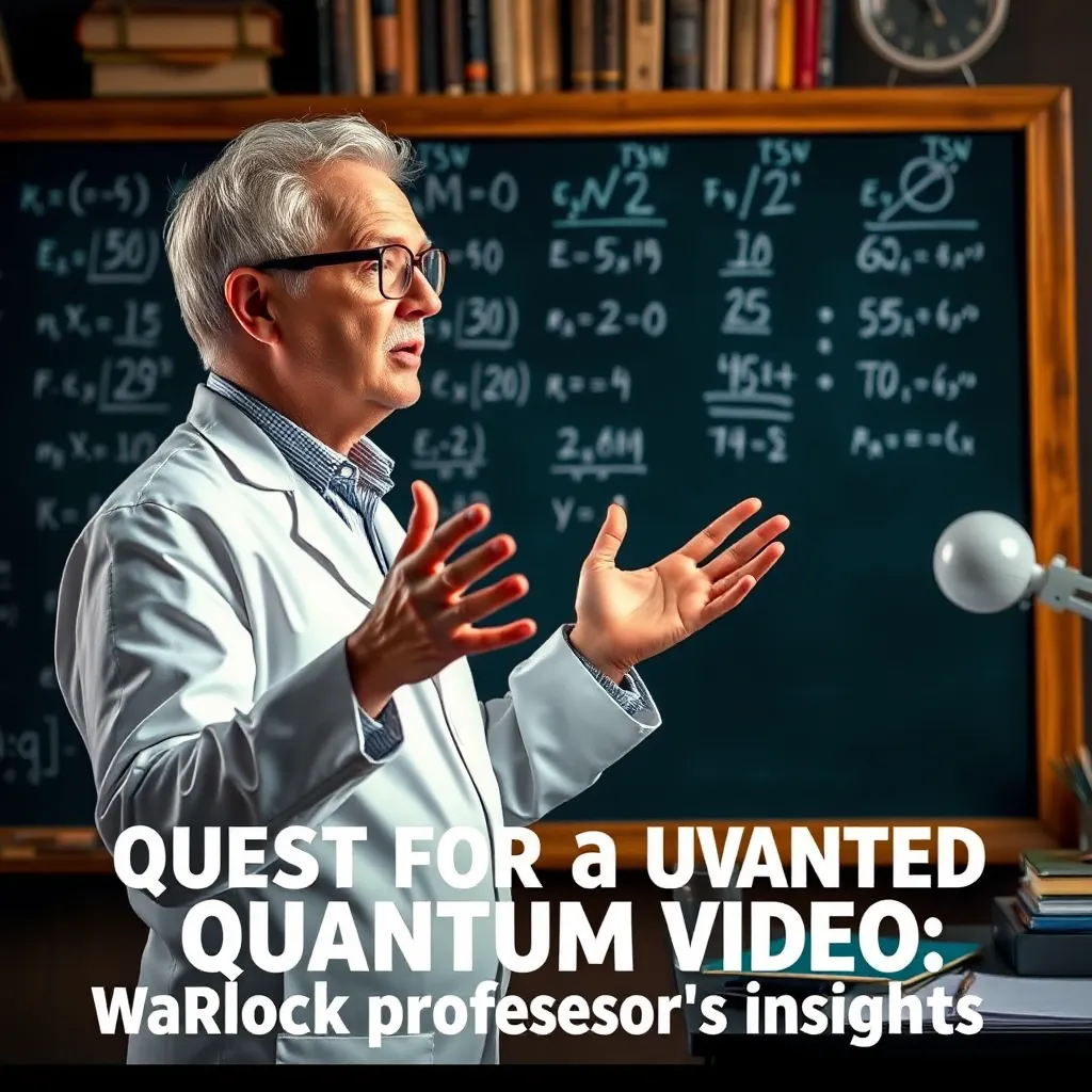 Quest for a Quantum Video: Warlock Professor's Insights : MysteryLores