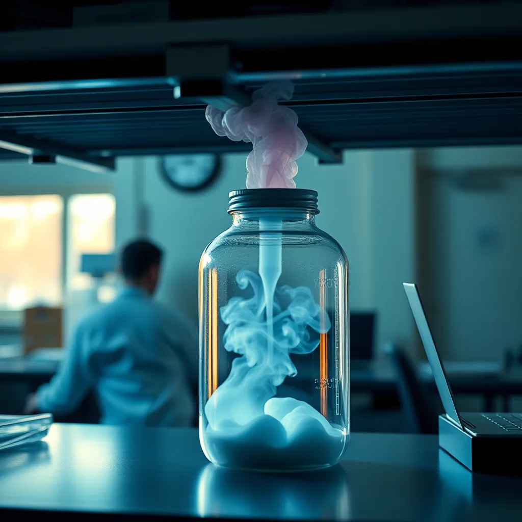 Unexplained Smoke Emanates from Protection Jar at Workplace : MysteryLores