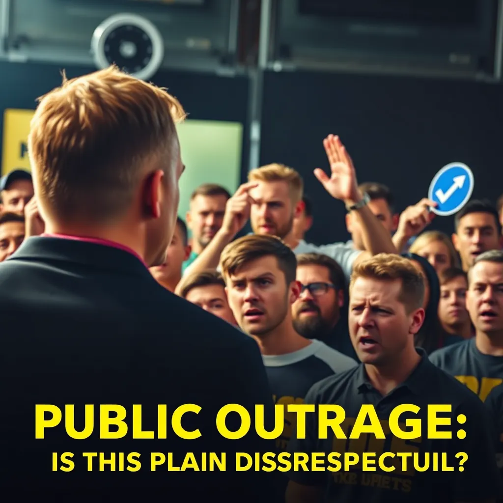 Public Outrage: Is This Guy Just Plain Disrespectful? : MysteryLores