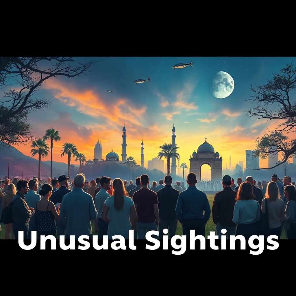 Public Reactions to Unusual Sightings Today : MysteryLores