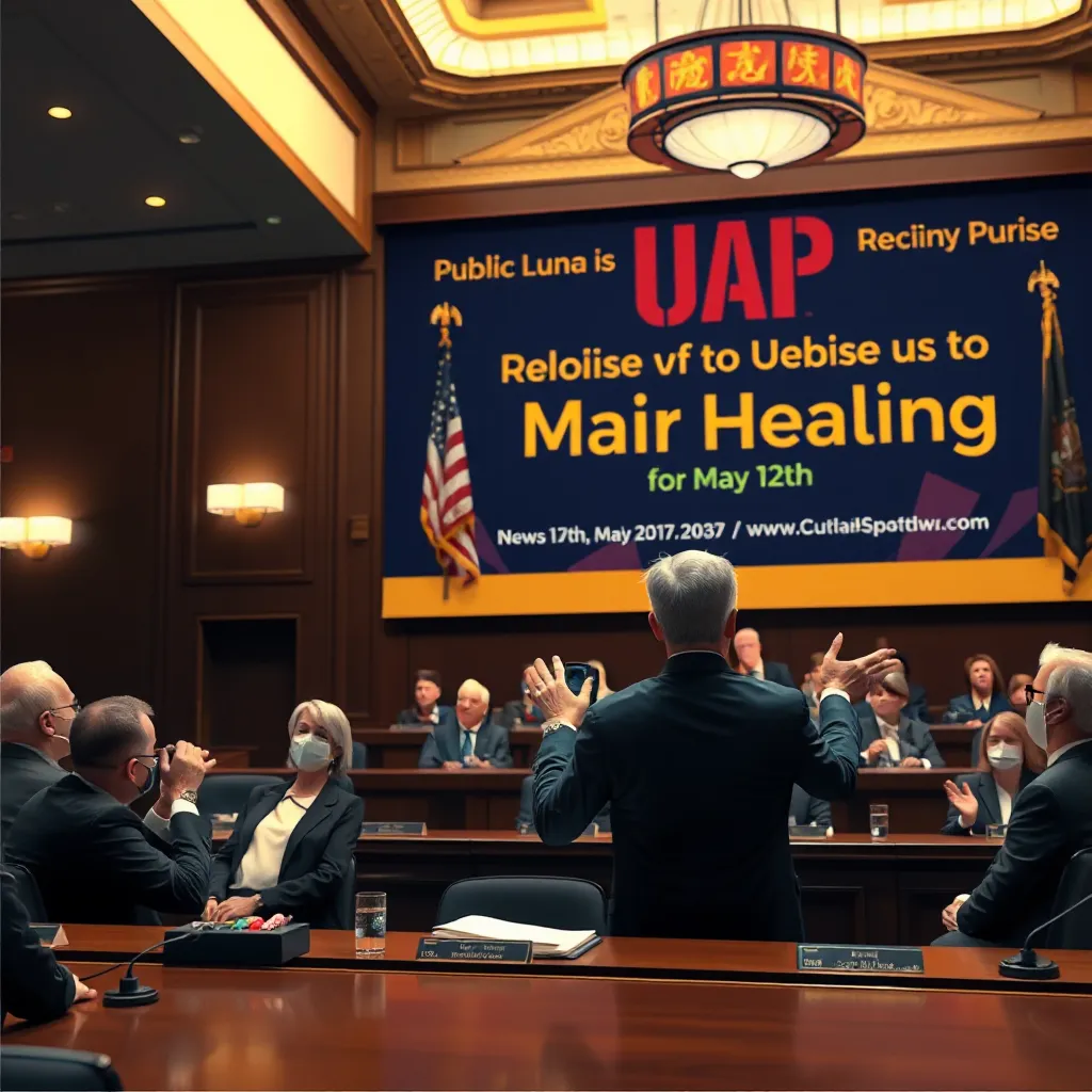 Chair Luna Confirms House UAP Hearing for May 12th : MysteryLores