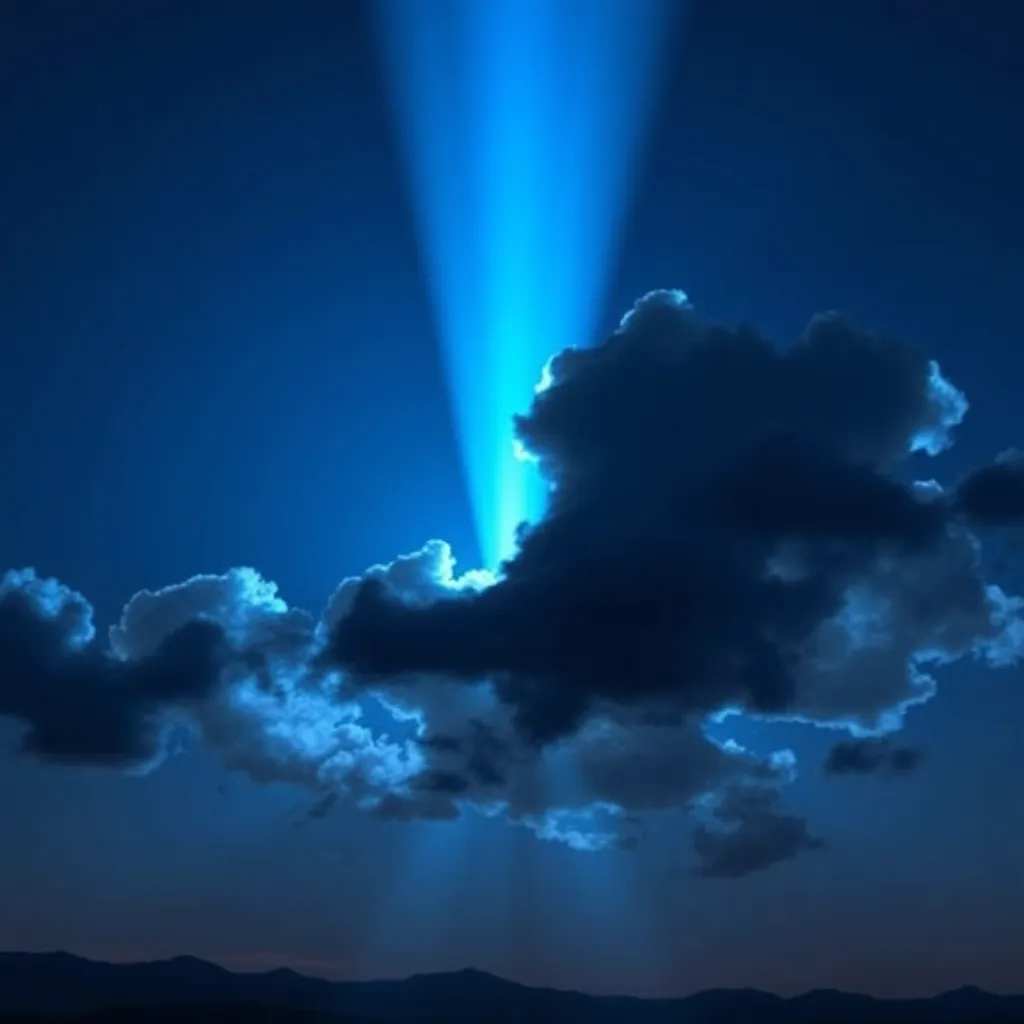 Identifying Pulsating Blue Light in the Sky : MysteryLores