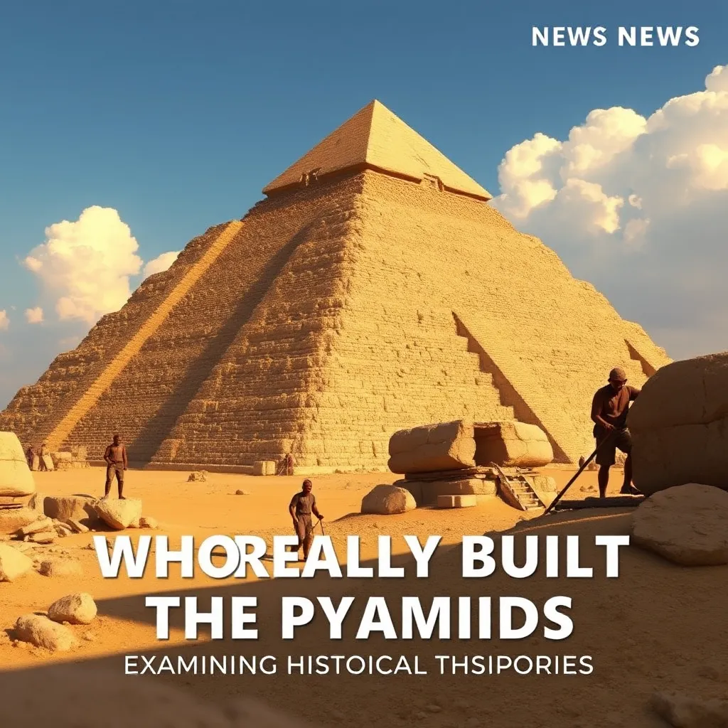 Who Really Built the Pyramids? Examining Historical Theories : MysteryLores