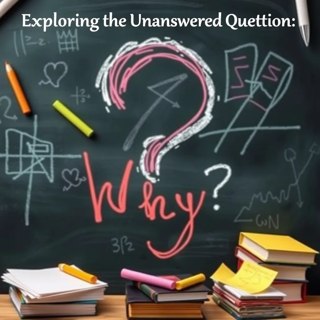Exploring the Unanswered Question: Why? : MysteryLores