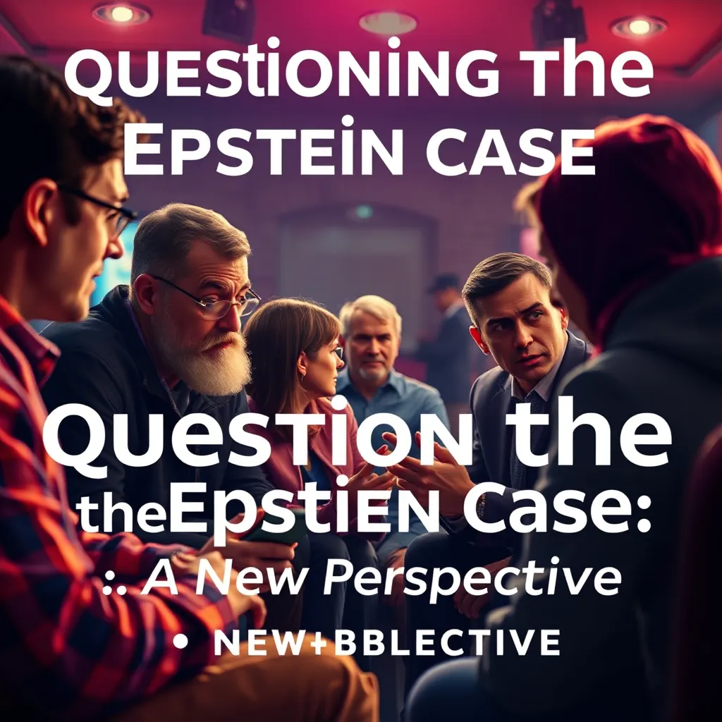 Questioning the Epstein Case: A New Perspective : MysteryLores