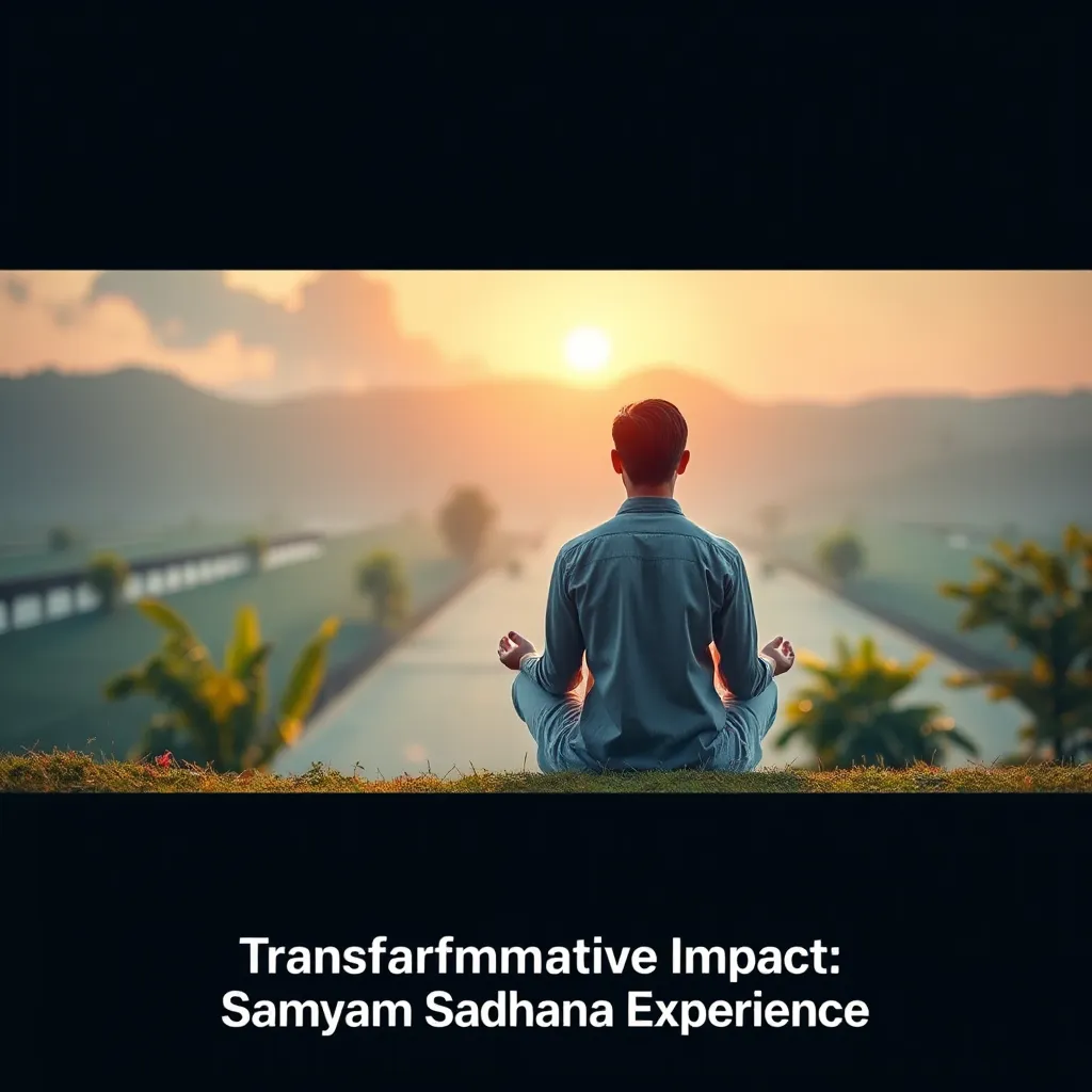 Transformative Impact of Samyama Sadhana Experience : MysteryLores