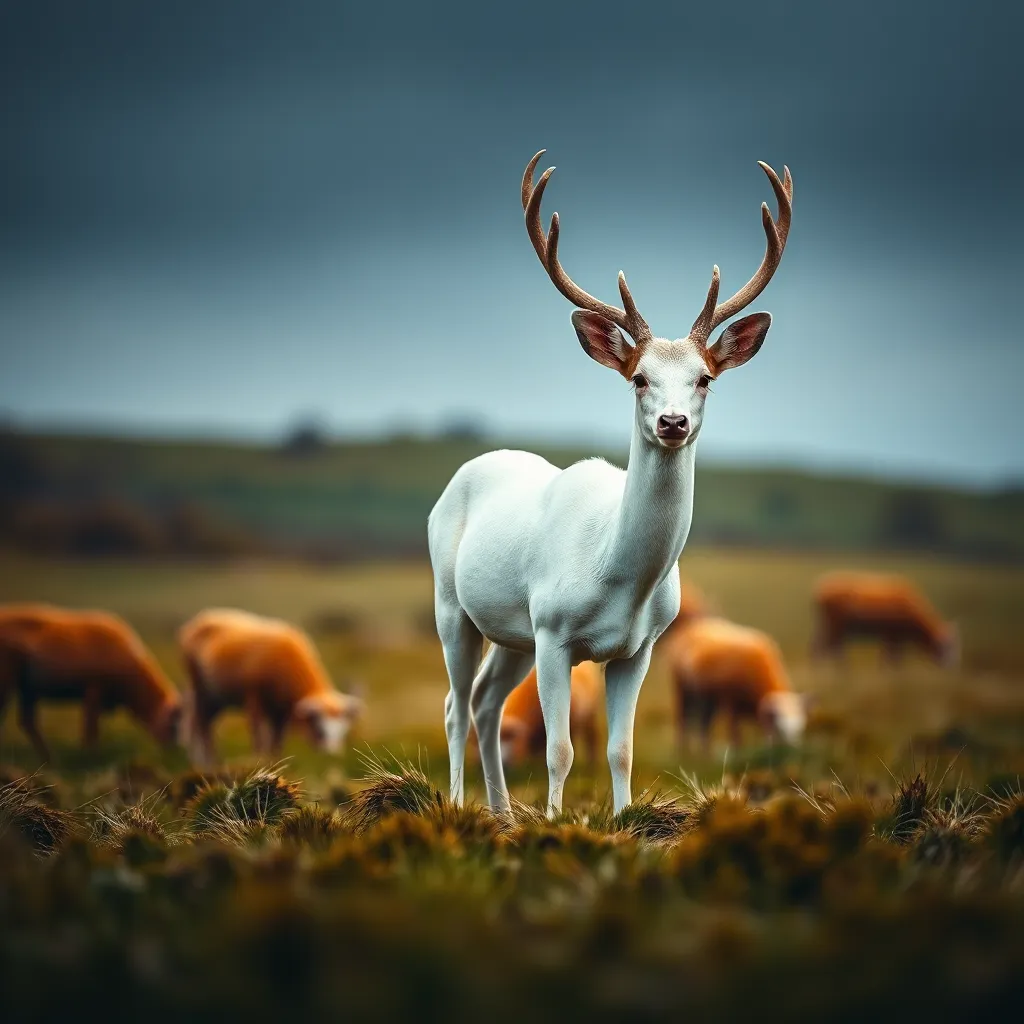 Rare White Deer Spotted in Dumfries and Galloway, Scotland : MysteryLores