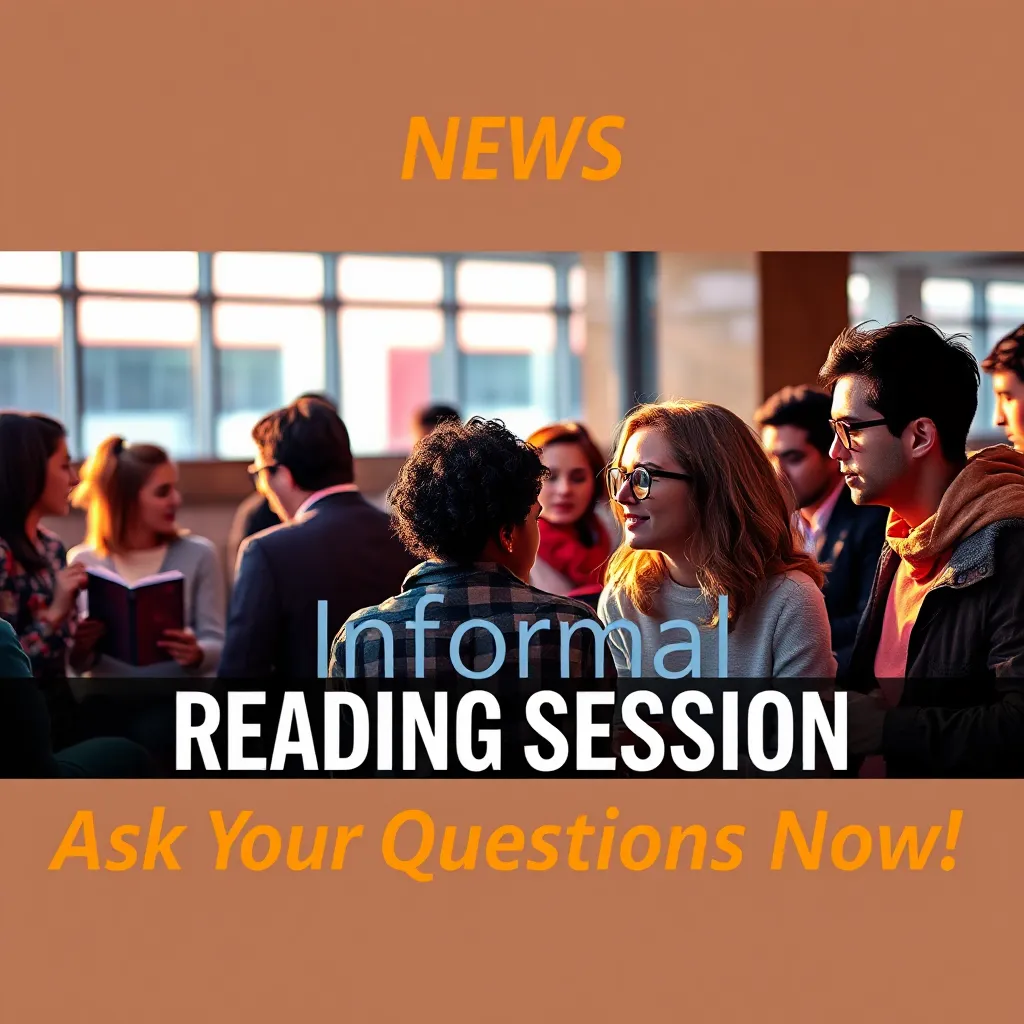 Informal Reading Session: Ask Your Questions Now! : MysteryLores