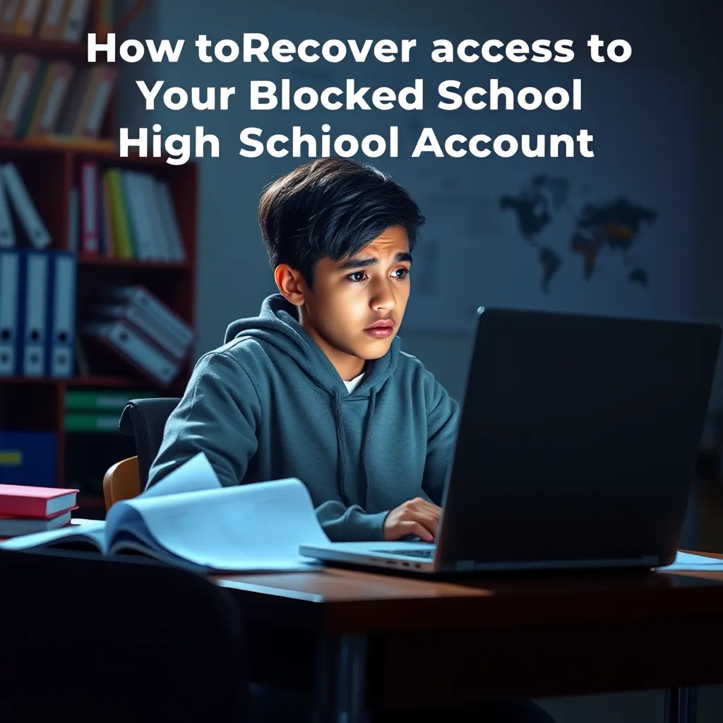 How to Recover Access to Your Blocked High School Account : MysteryLores