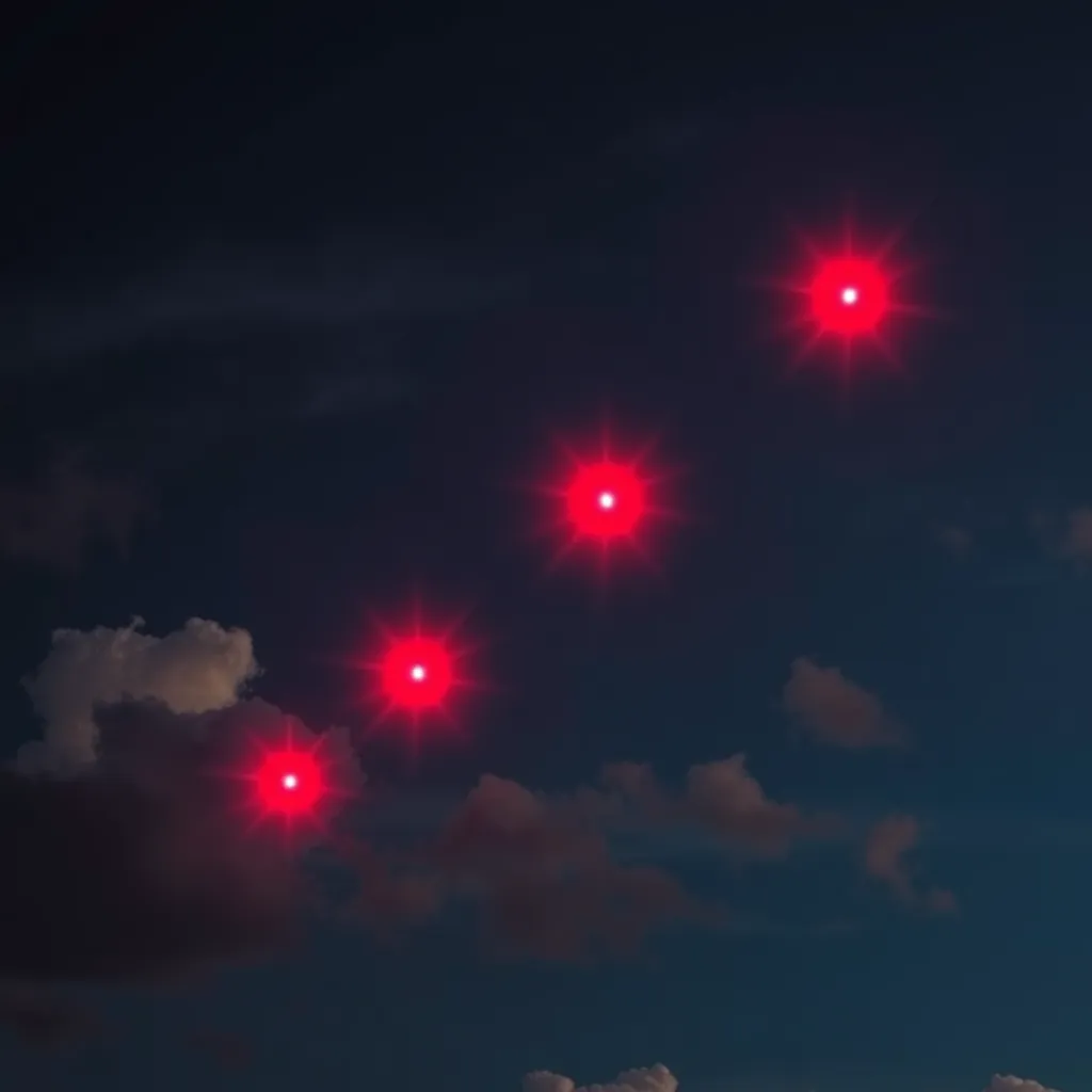 Unexplained Red Blinking Lights Spotted in Holbæk, Denmark : MysteryLores