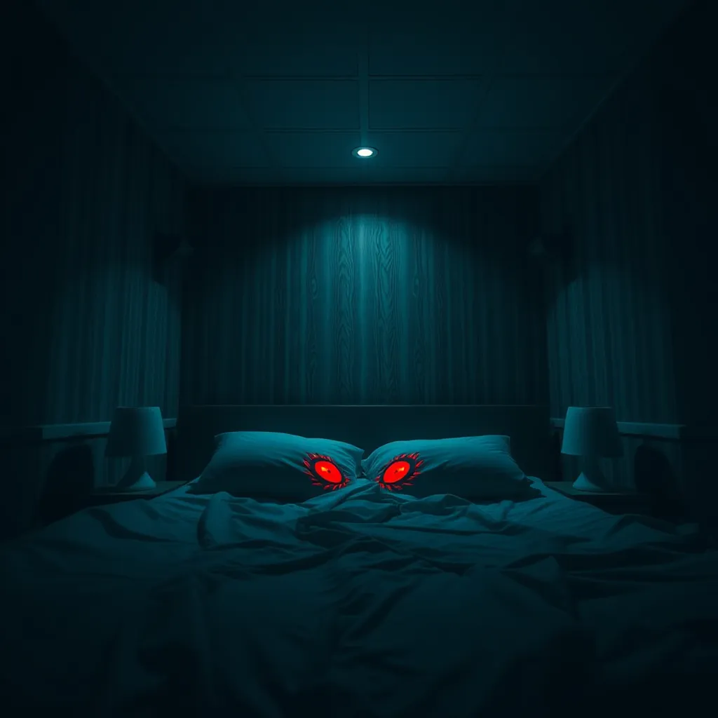 Terrifying Encounter: Red Eyes Under Bed at 3 AM : MysteryLores