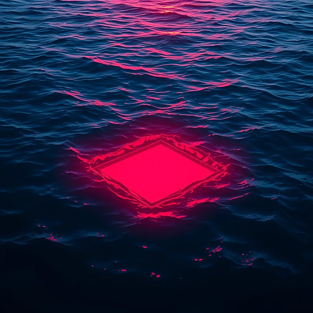 Mysterious Red Square Emerges from Ocean in 2003 : MysteryLores