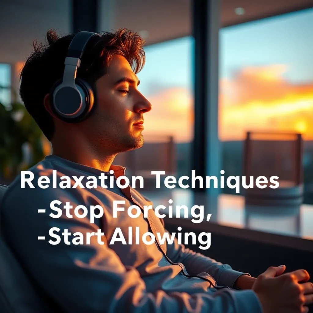 Relaxation Techniques: Stop Forcing, Start Allowing : MysteryLores