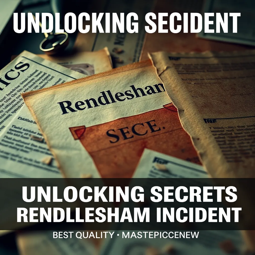 Unlocking Secrets: MOD Files and the Rendlesham Incident : MysteryLores