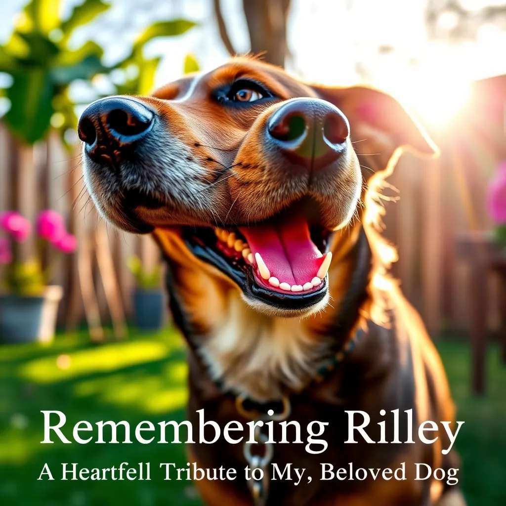 Remembering Riley: A Heartfelt Tribute to My Beloved Dog : MysteryLores