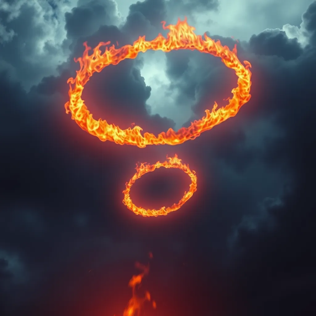 Recurring Dream of Rings of Fire Falling from Sky : MysteryLores