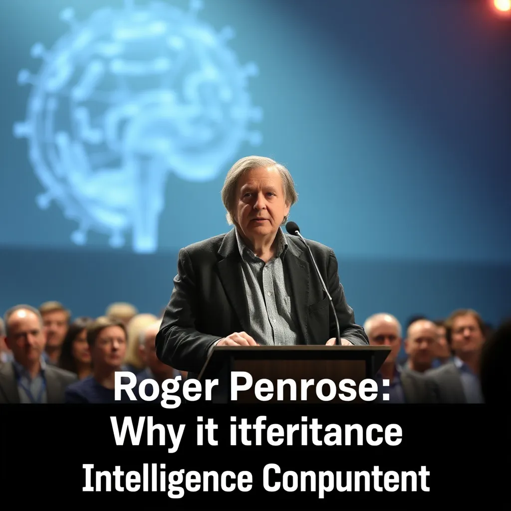 Roger Penrose Explains Why Intelligence Isn't Computation : MysteryLores