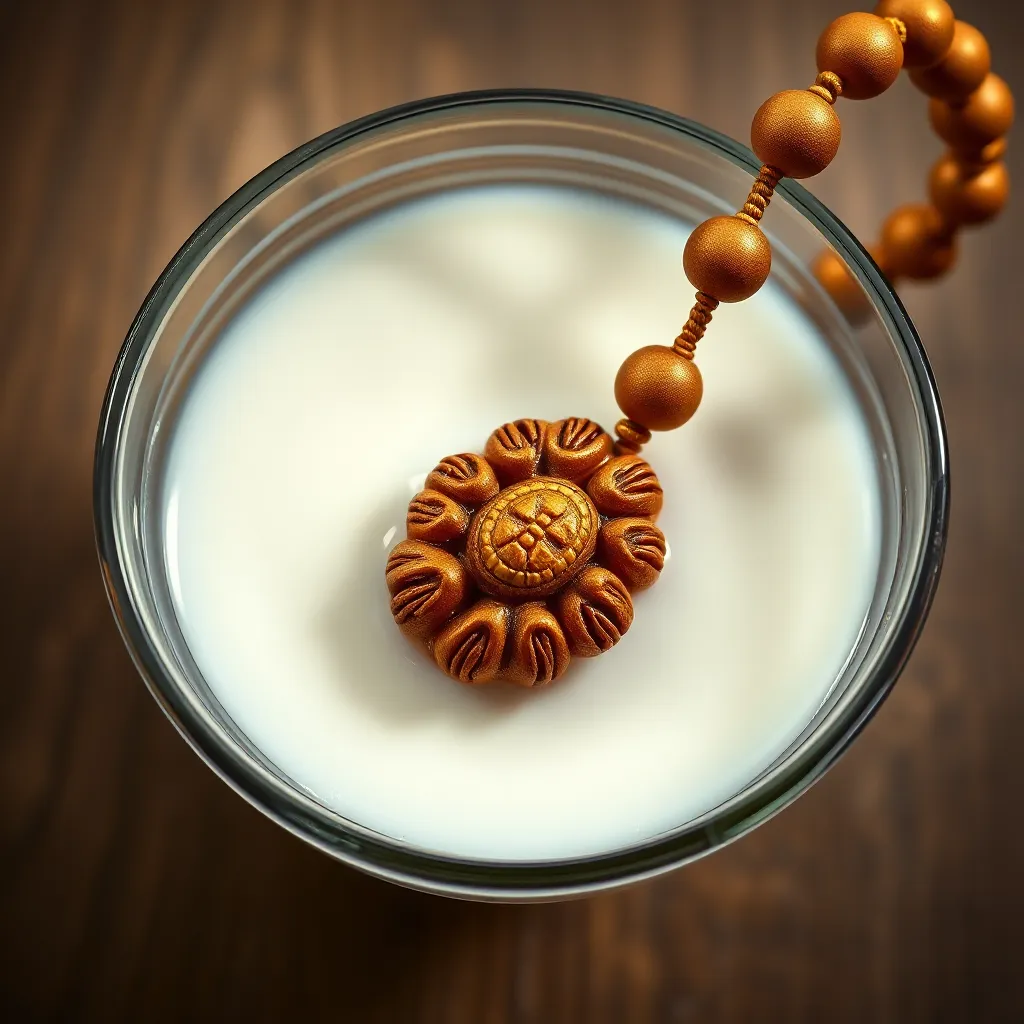 What To Do If Your Rudraksha Mala Curdled in Milk? : MysteryLores