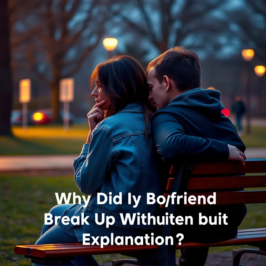 Why Did My Boyfriend Sudden Break Up Without Explanation? : MysteryLores