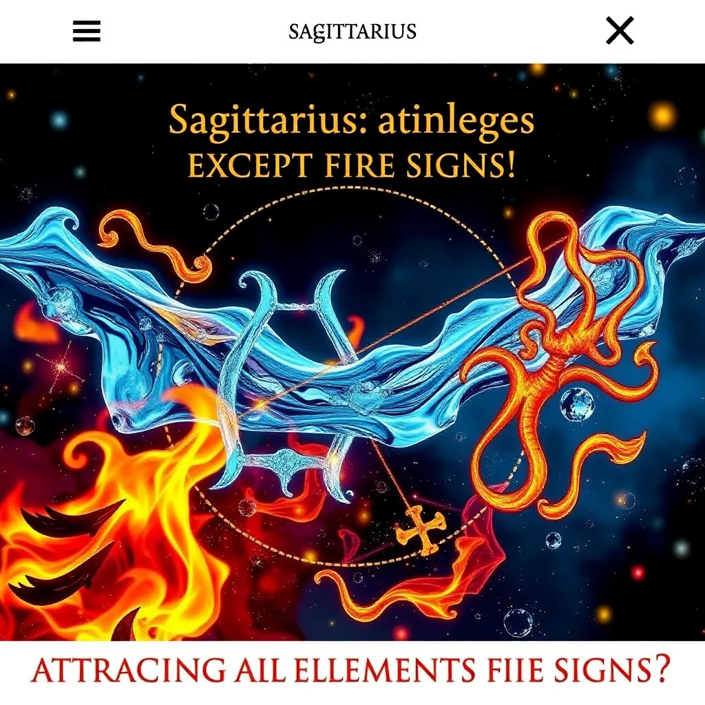 Sagittarius: Attracting All Elements Except Fire Signs? : MysteryLores