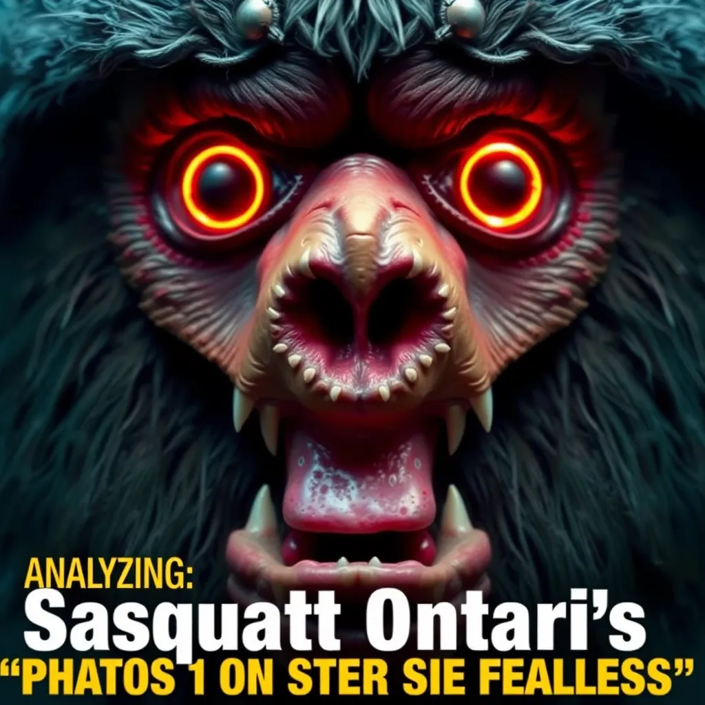 Analyzing Sasquatch Ontario's 'Nef' Photos Reused Details : MysteryLores