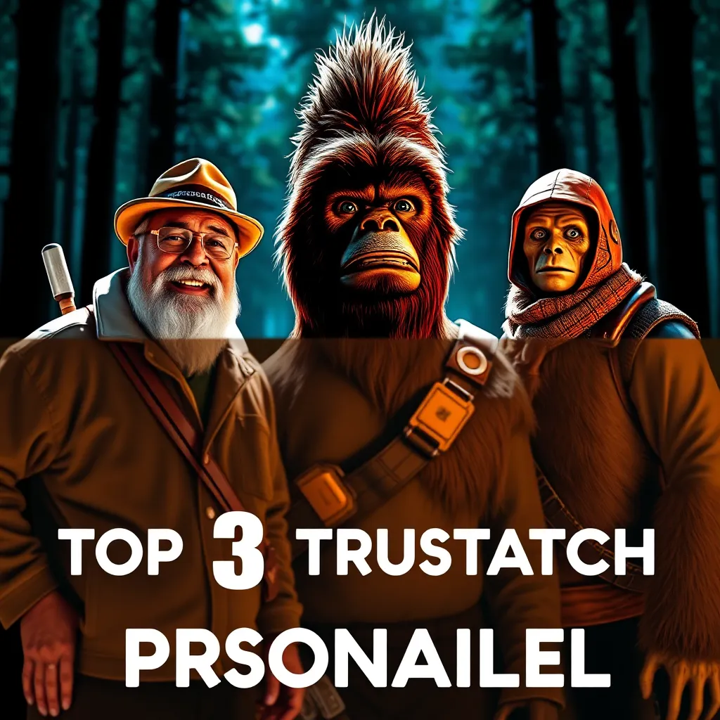 Top 3 Trustworthy Sasquatch Personalities Revealed : MysteryLores
