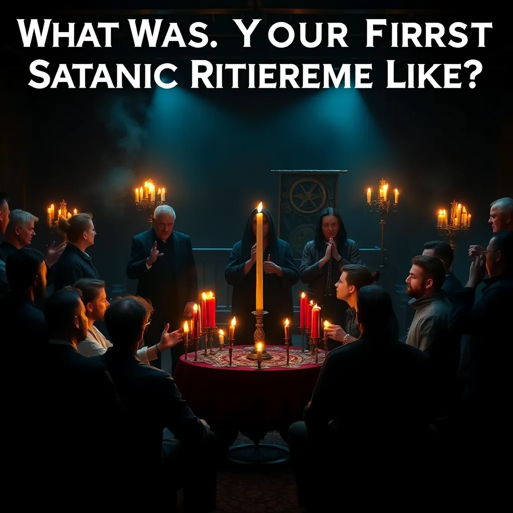 What Was Your First Satanic Ritual Experience Like? : MysteryLores