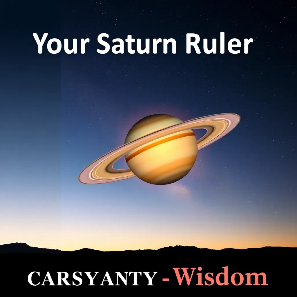 Your Saturn Ruler: Mastering Life with Wisdom : MysteryLores