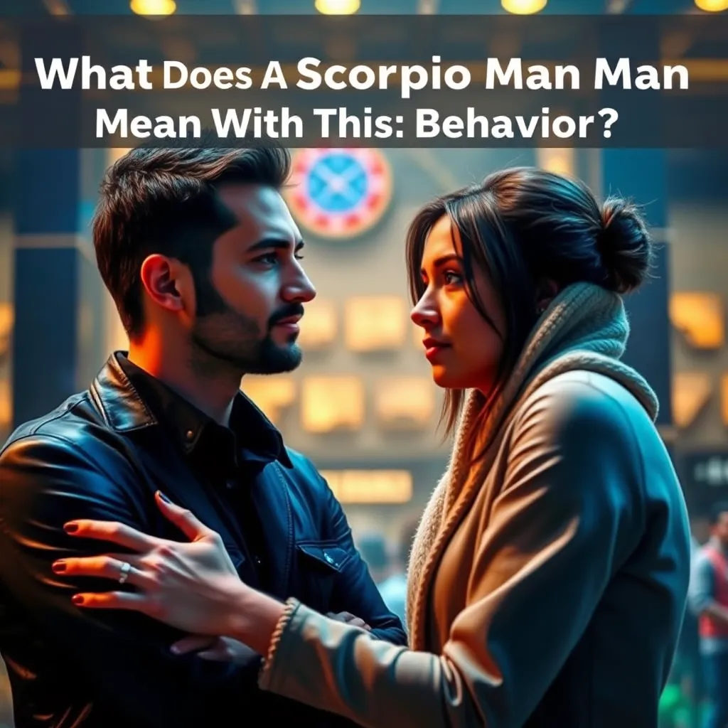 What Does A Scorpio Man Mean With This Behavior? : MysteryLores