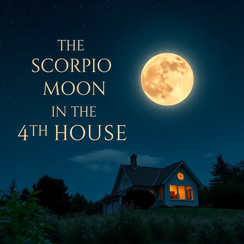 Understanding the Scorpio Moon in the 4th House : MysteryLores