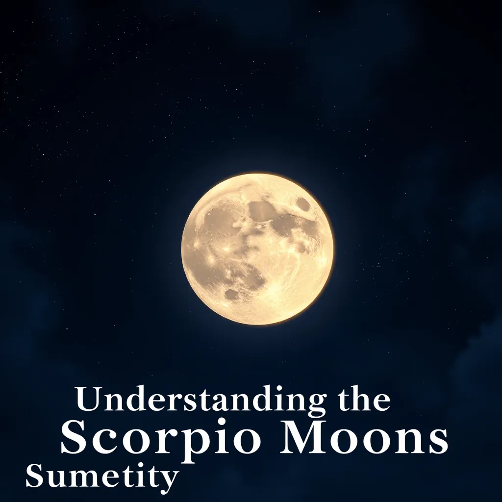 Understanding the Intensity of Scorpio Moons : MysteryLores