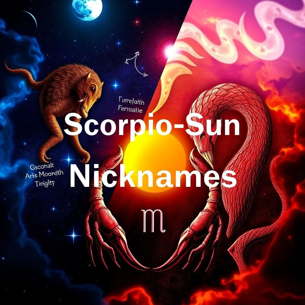 Exploring Nicknames for Scorpio Sun-Aries Moon : MysteryLores