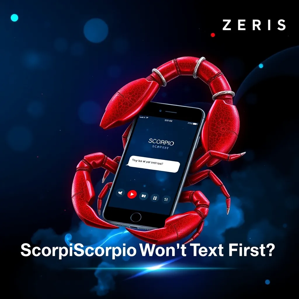 Why Scorpio Won't Text First: Is It About Attention? : MysteryLores