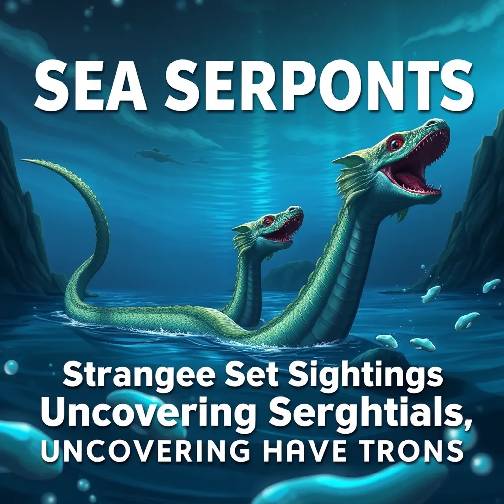 Strange Sea Serpent Sightings: Uncovering the Truth : MysteryLores